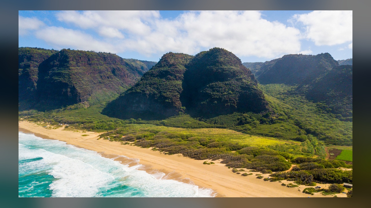 The drive to Polihale Beach on Kauai is half the point, and the beach ...