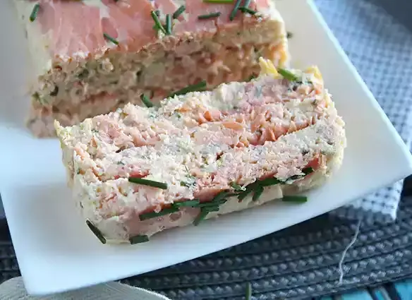 Terrine au saumon frais et saumon fumé