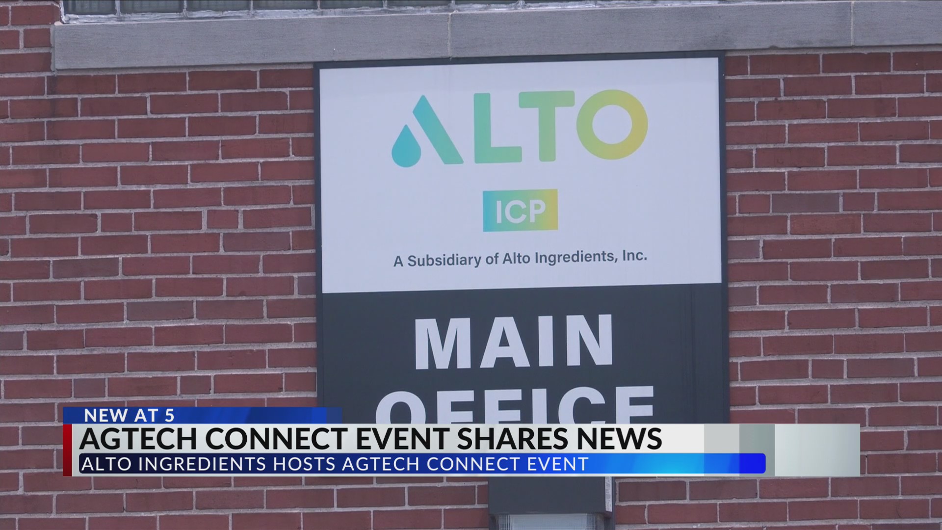 ALTO Ingredients hosts AGTECH Connect event