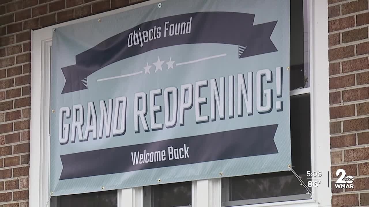 After a year recovering from fire, antique store in Catonsville reopens