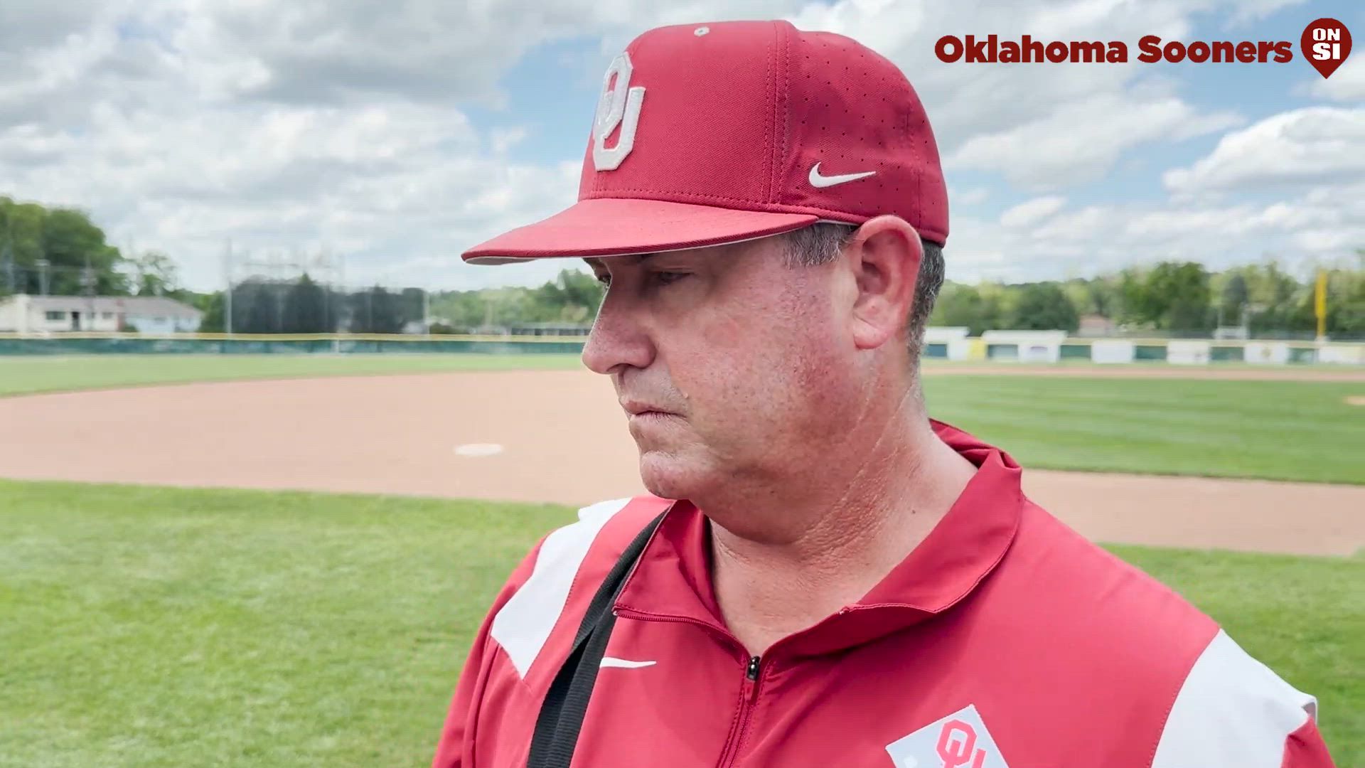 Oklahoma Baseball: Skip Johnson practice (pre-finals)