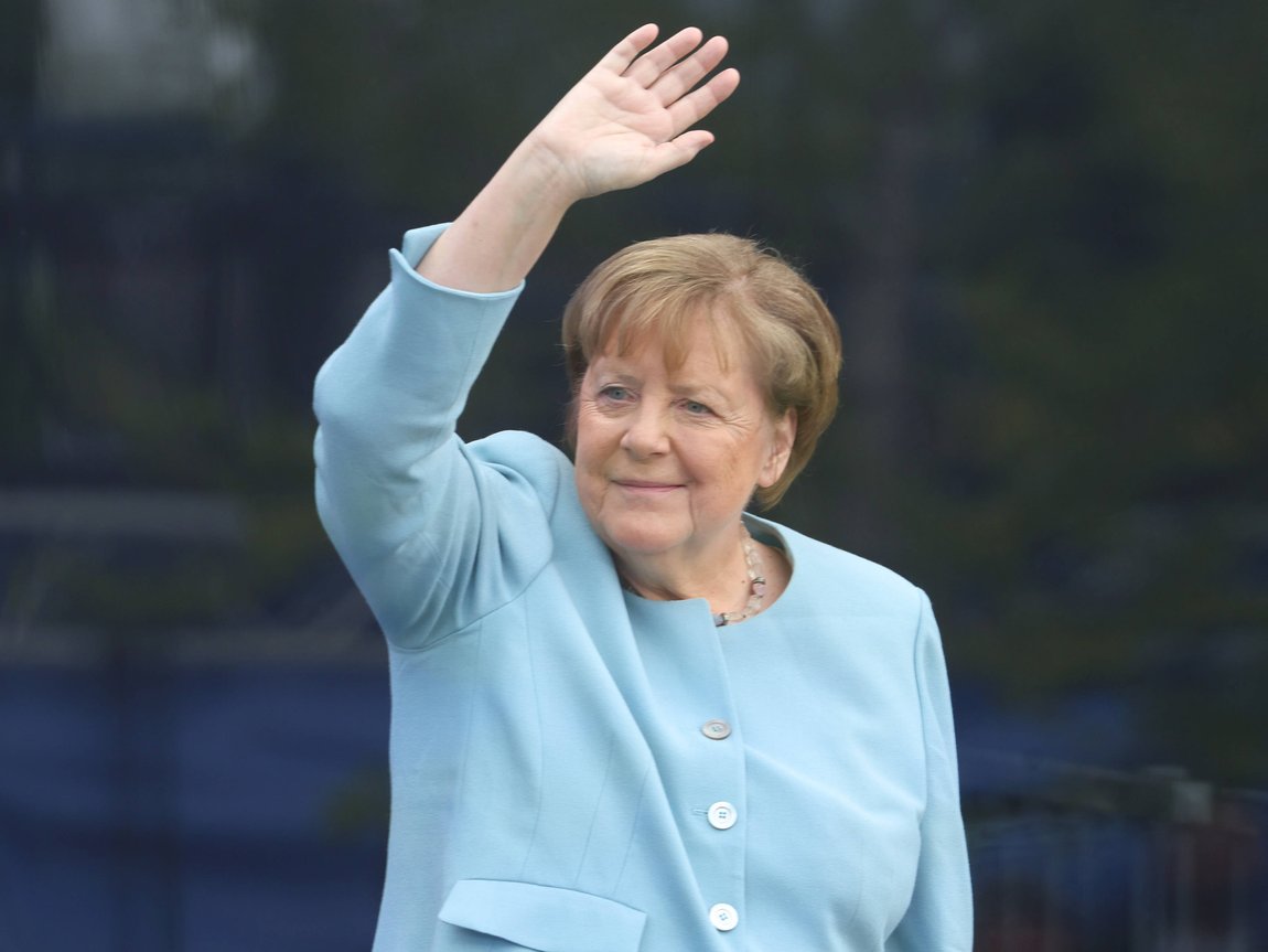 Angela Merkel and Hollywood celebrate Barack Obama's new center