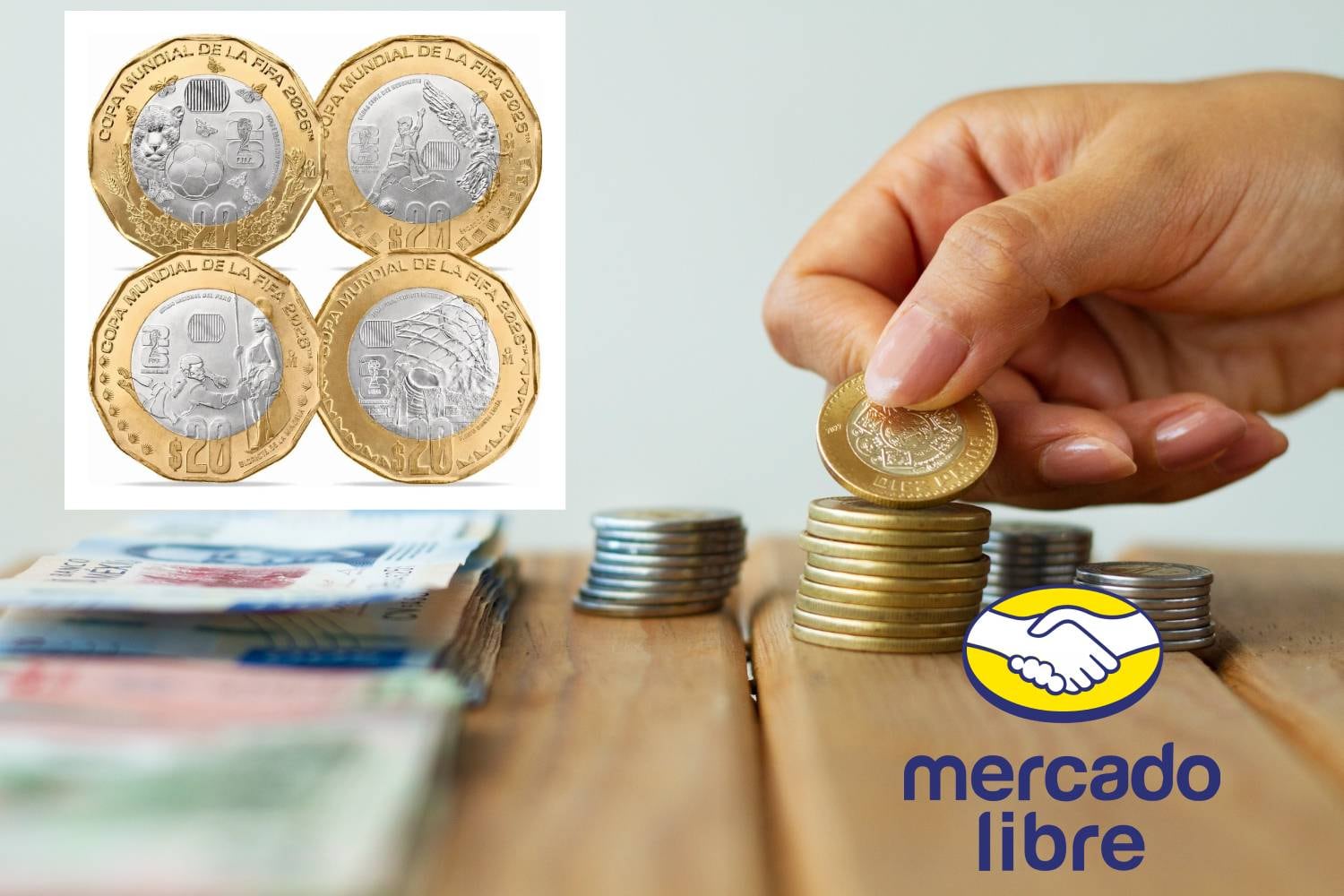Mercado Libre vende colección de monedas del Mundial FIFA 2026, por 615 ...