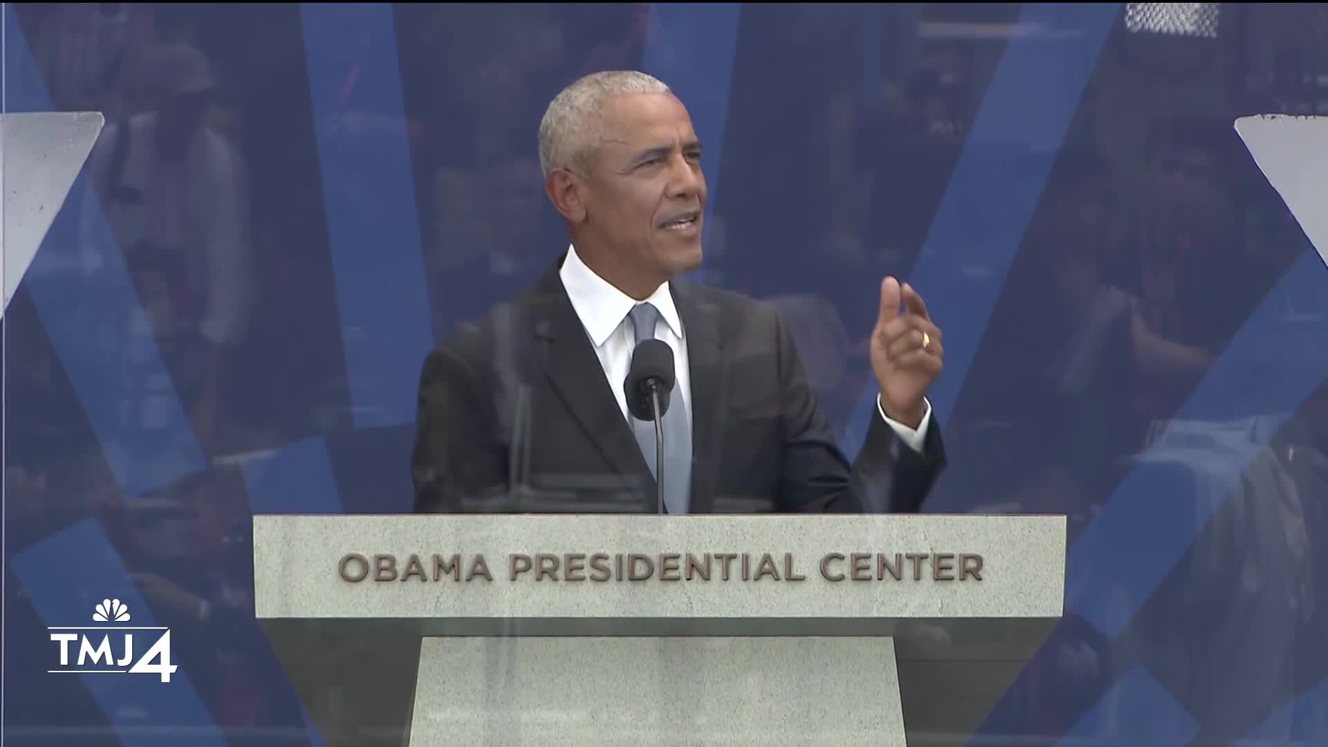 Dedication ceremony held for Obama Presidential Center