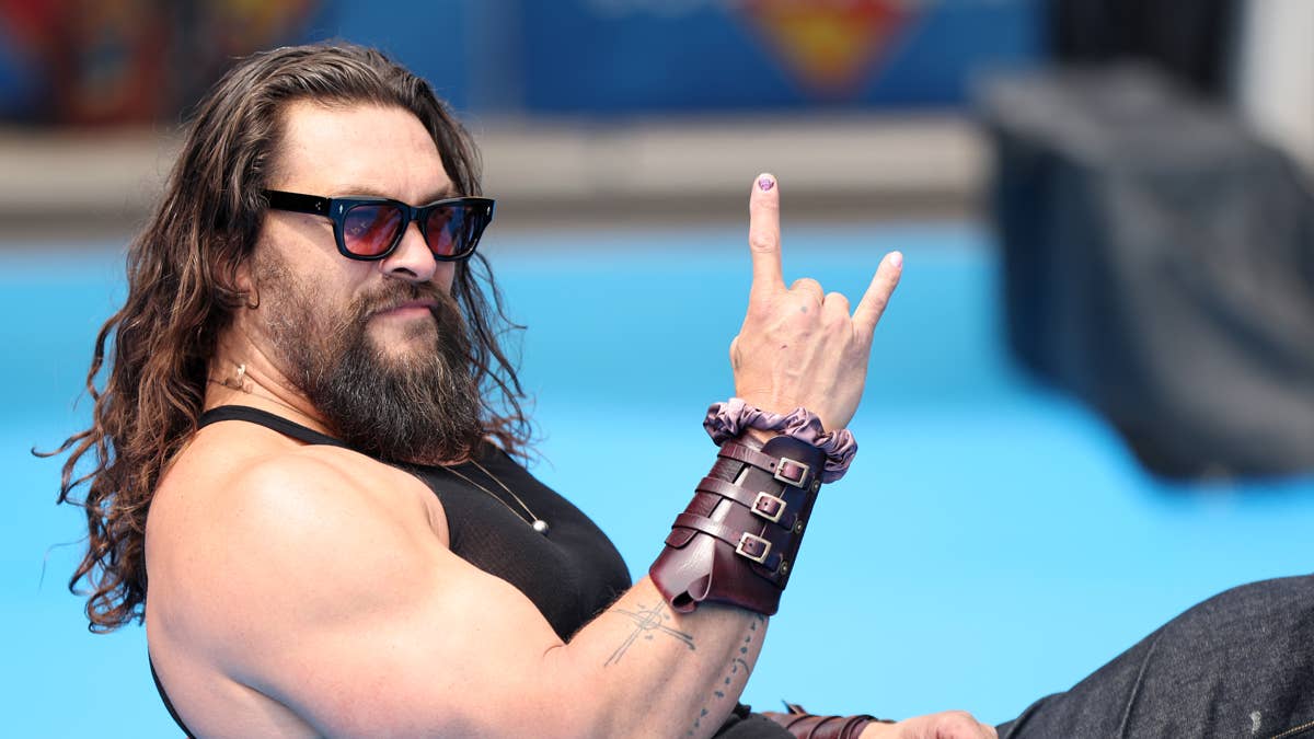 Jason Momoa and kids dazzle at Supergirl event: See their stunning red ...