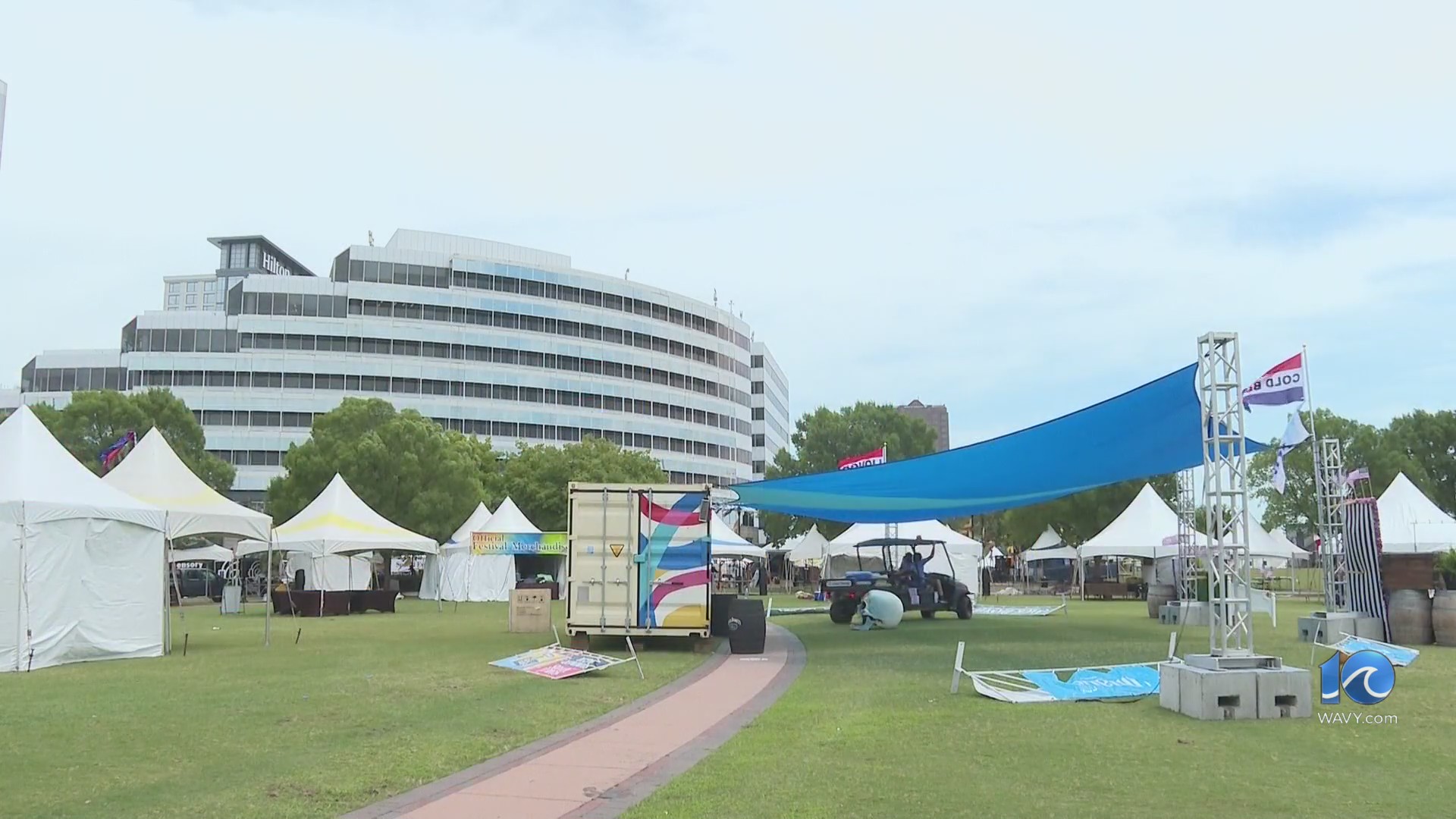Vendors are preparing for weekend events in Norfolk June 20-21