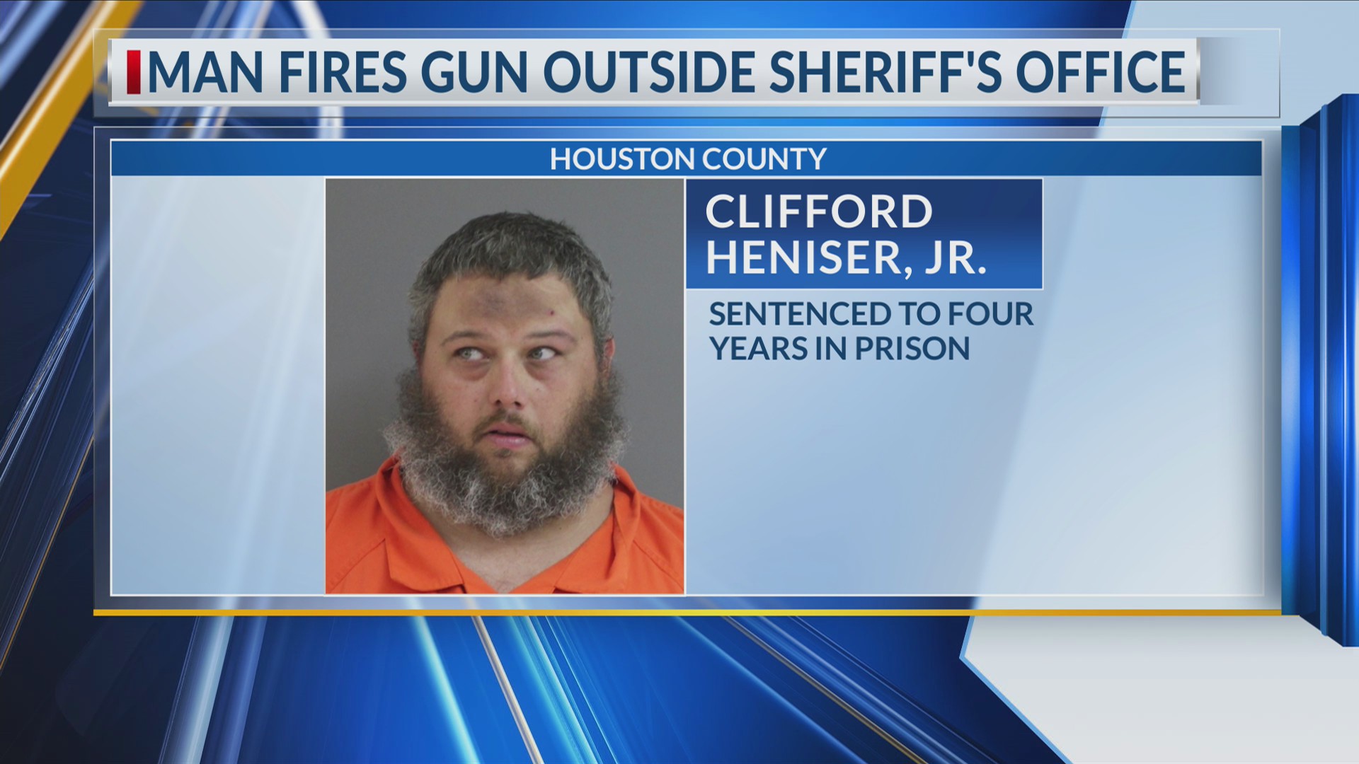 Man gets 4 years for shooting AR-15 outside Houston County Sheriff’s Office