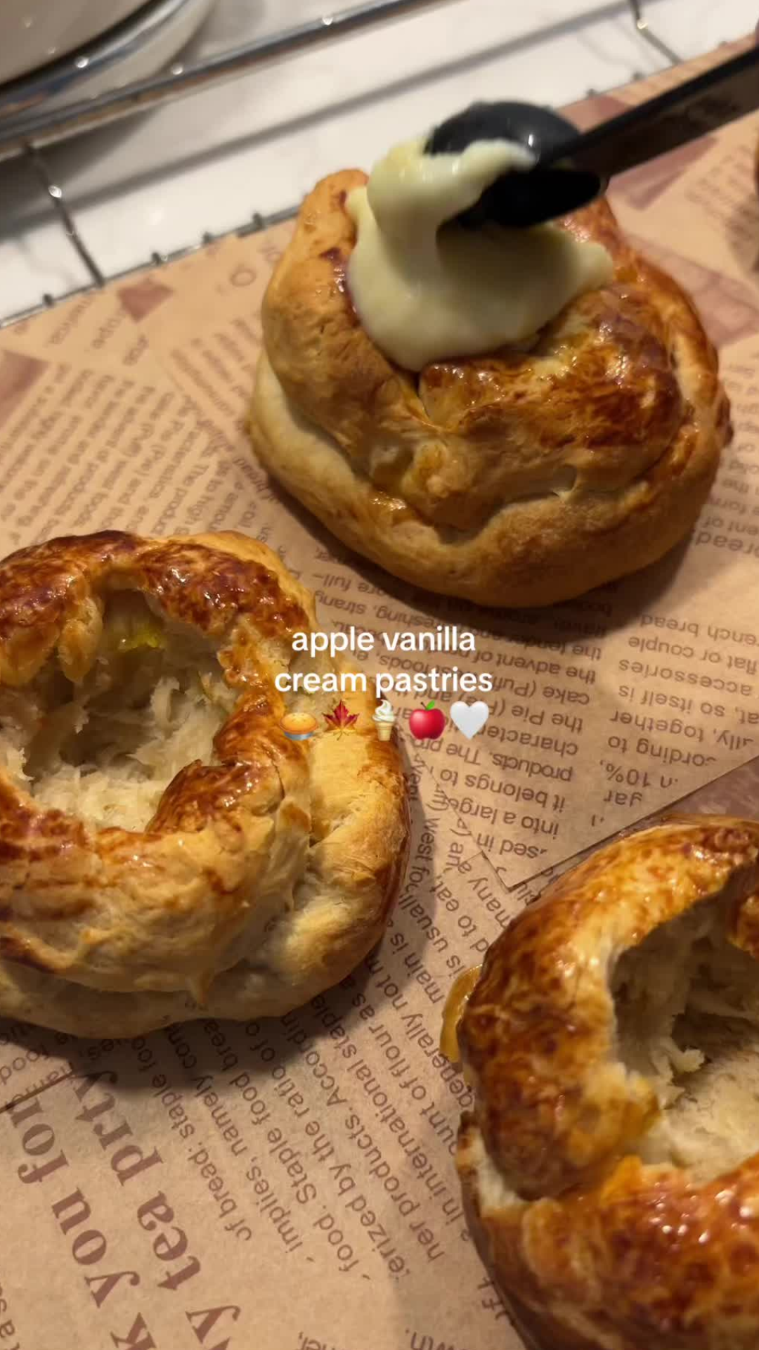 Why apple vanilla cream pastries are so irresistible