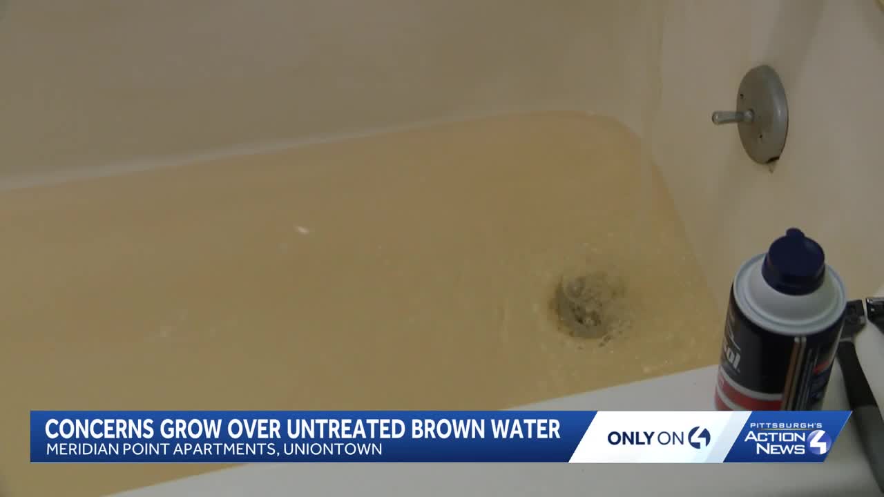 Fayette County residents report brown water at apartment complex