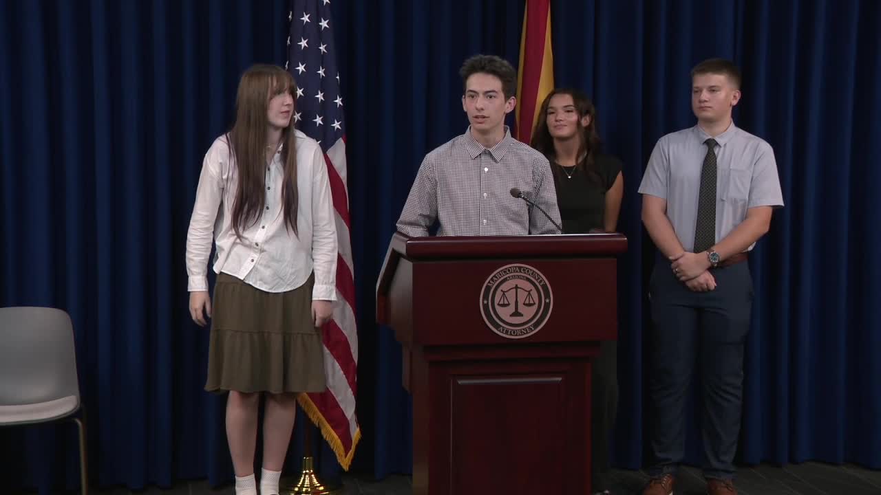 Maricopa County teens advise on youth crime, reckless driving and drug use