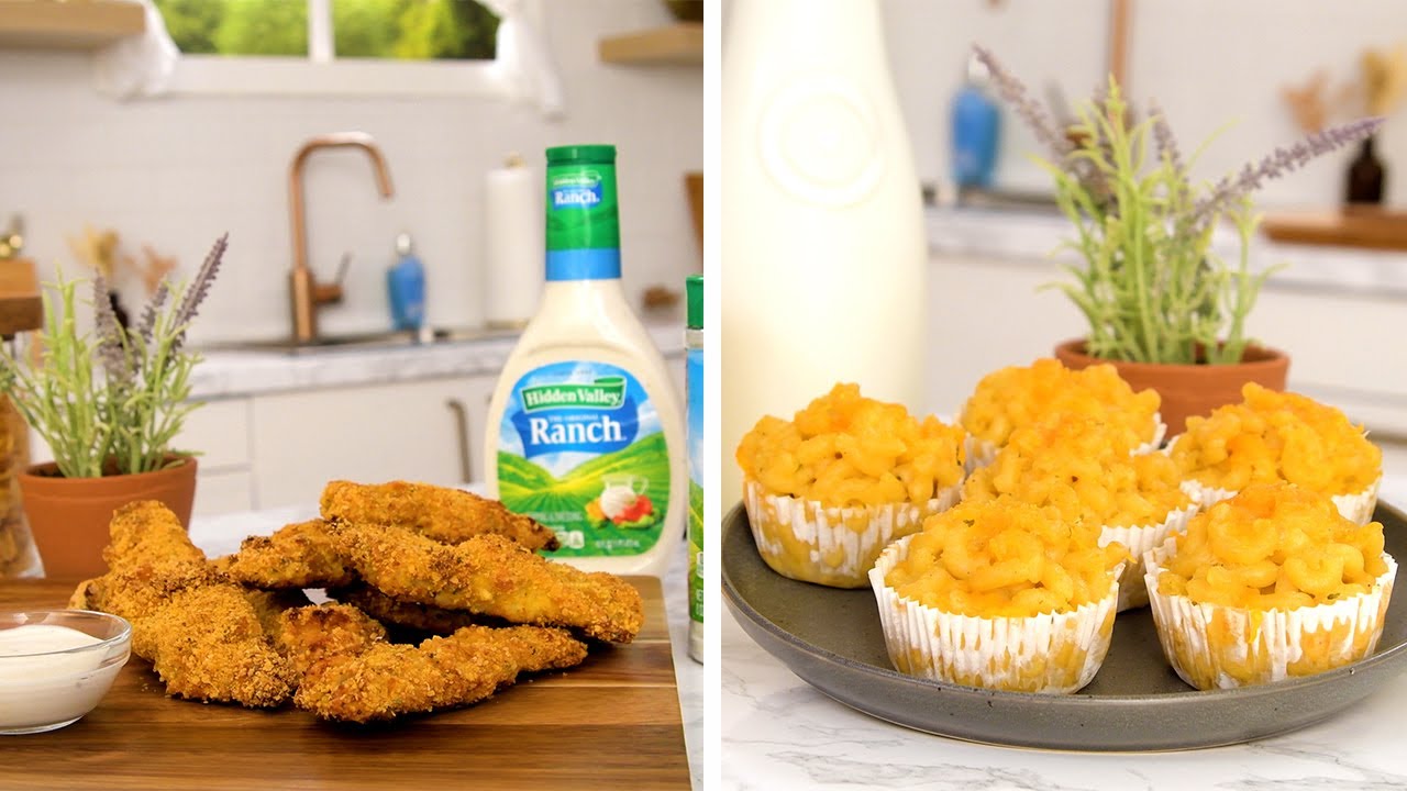 Delicious chicken fingers & mac 'n cheese recipe hack! So yummy