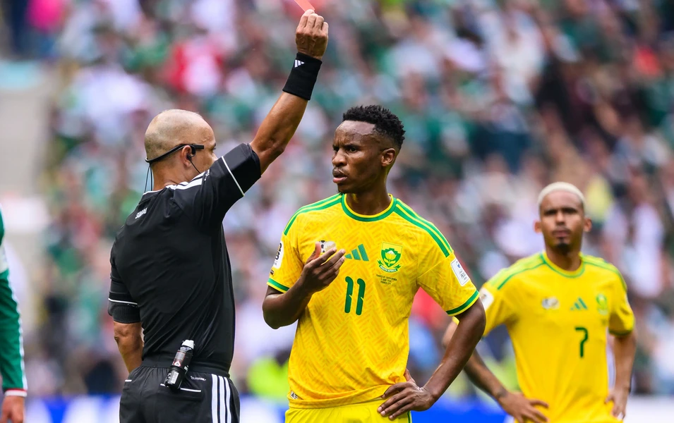 South Africa appeals Zwane red card amid Messi VAR debate