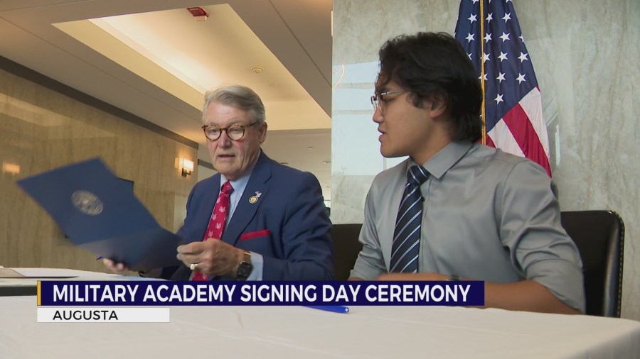 Rick Allen’s office holds special military academy signing day ceremony