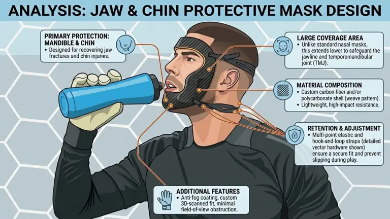 Why World Cup soccer players wear custom protective face masks during ...