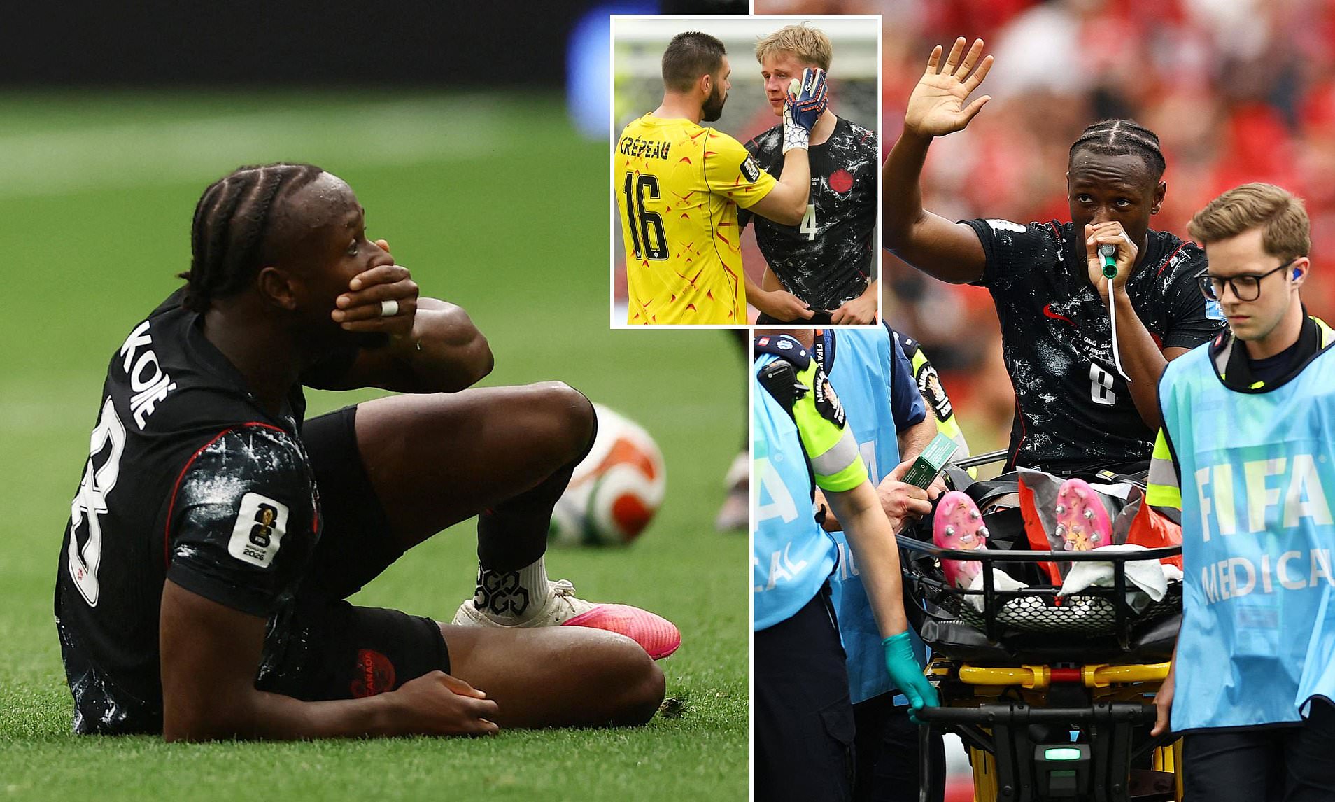 Canada star suffers horror injury in World Cup game vs Qatar: 'His leg ...