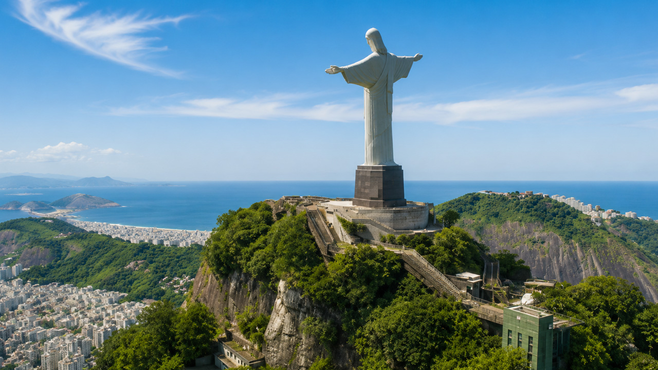 Rio’s Christ the Redeemer view feels bigger than the city