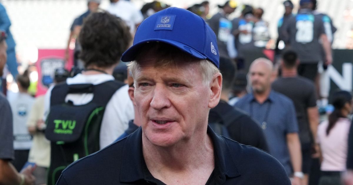 Roger Goodell 'absolutely' expects NFL players to play flag football in ...