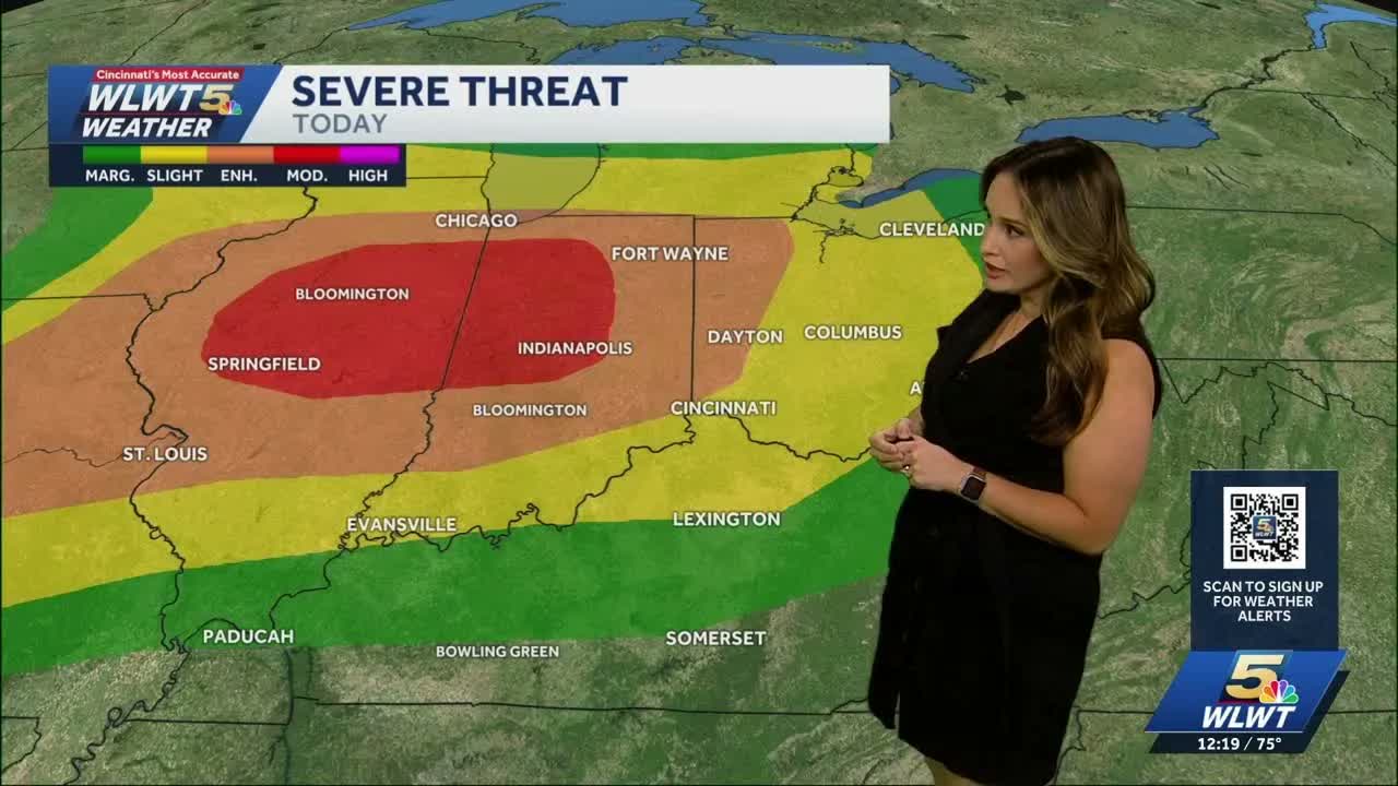Severe storms threaten Cincinnati overnight