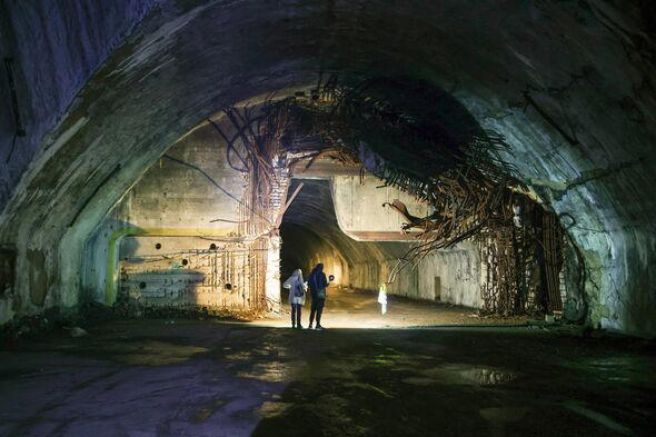 Inside creepy abandoned airport with land mine 'death warning'