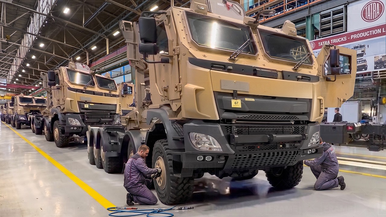 How the Czech Republic builds its powerful armored trucks inside ...