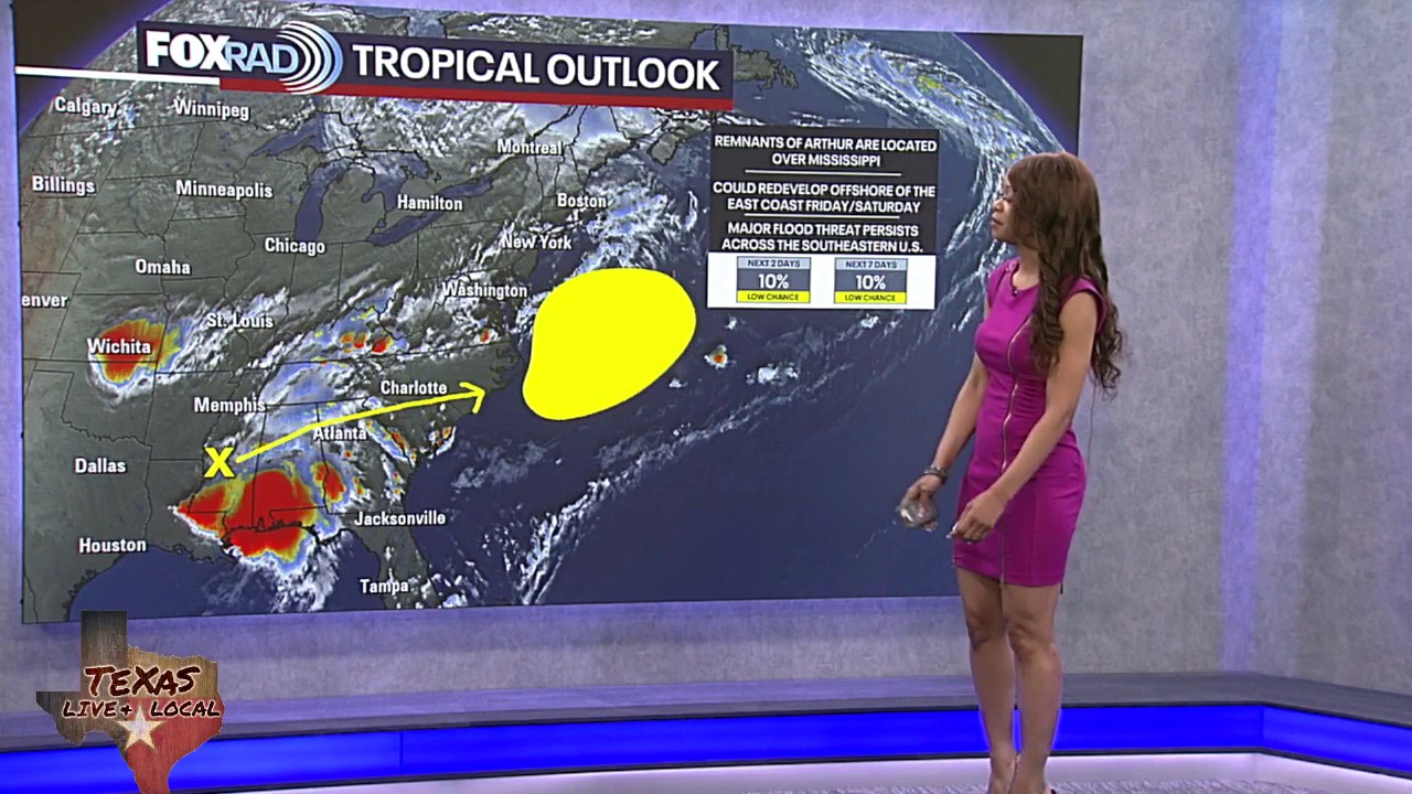 Tropical weather forecast - Watching remnants of Arthur along East Coast