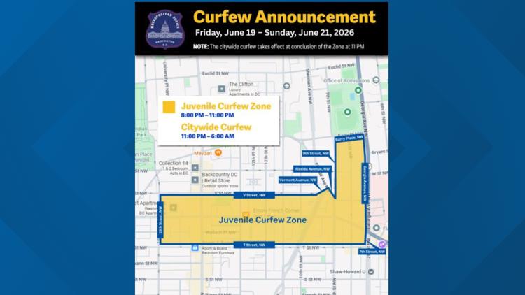 MPD sets juvenile curfew zone in U Street corridor after recent teen ...