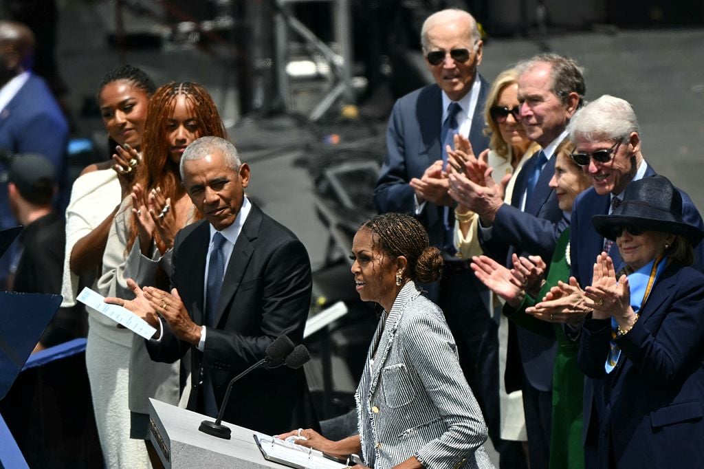 At Obama Center Opening, Barack and Michelle Deliver Message of Hope ...