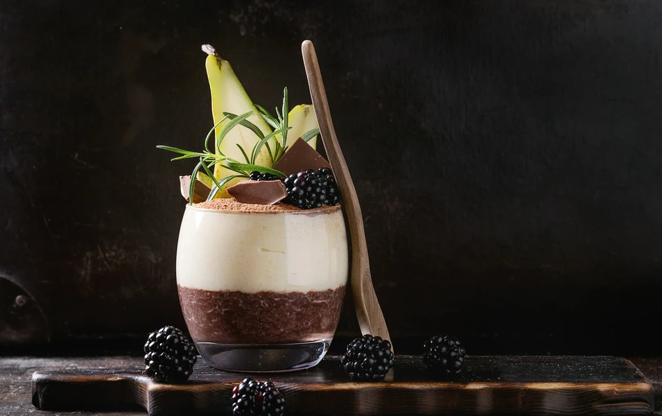 Chia pudding's low glycemic perks meet chocolate indulgences