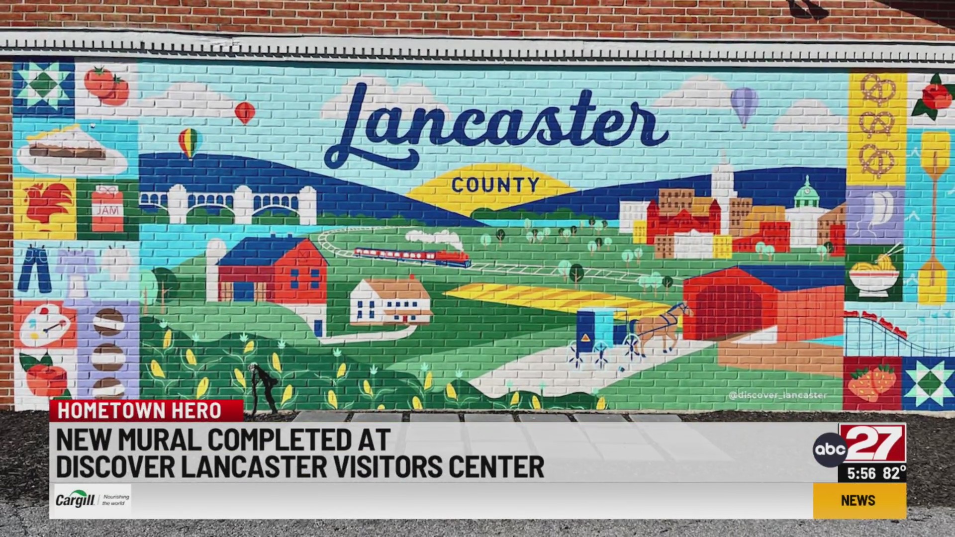 Discover Lancaster unveils new mural showcasing Lancaster County icons
