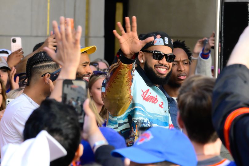 Karl-Anthony Towns' view on celebrities at New York Knicks games sums ...