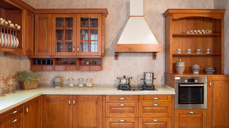 Forget paint and stain — a smarter way to update a kitchen with dated ...