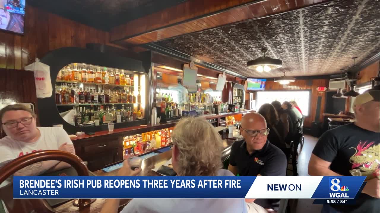 Brendee's Irish Pub reopens in Lancaster after fire damage