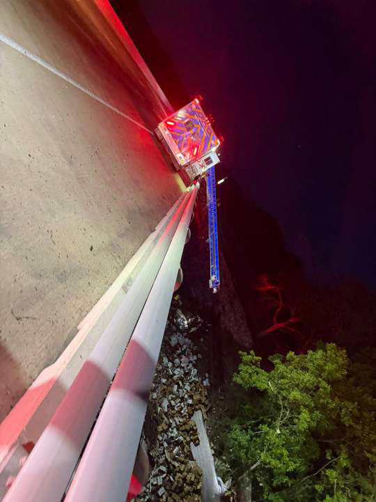 Semi-truck driver rescued after Hill County crash