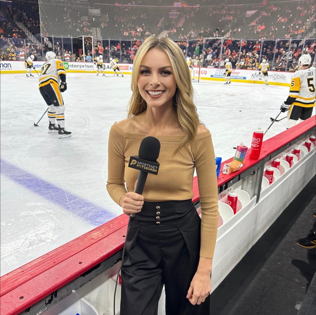 Penguins sideline reporter fired one month after her wedding
