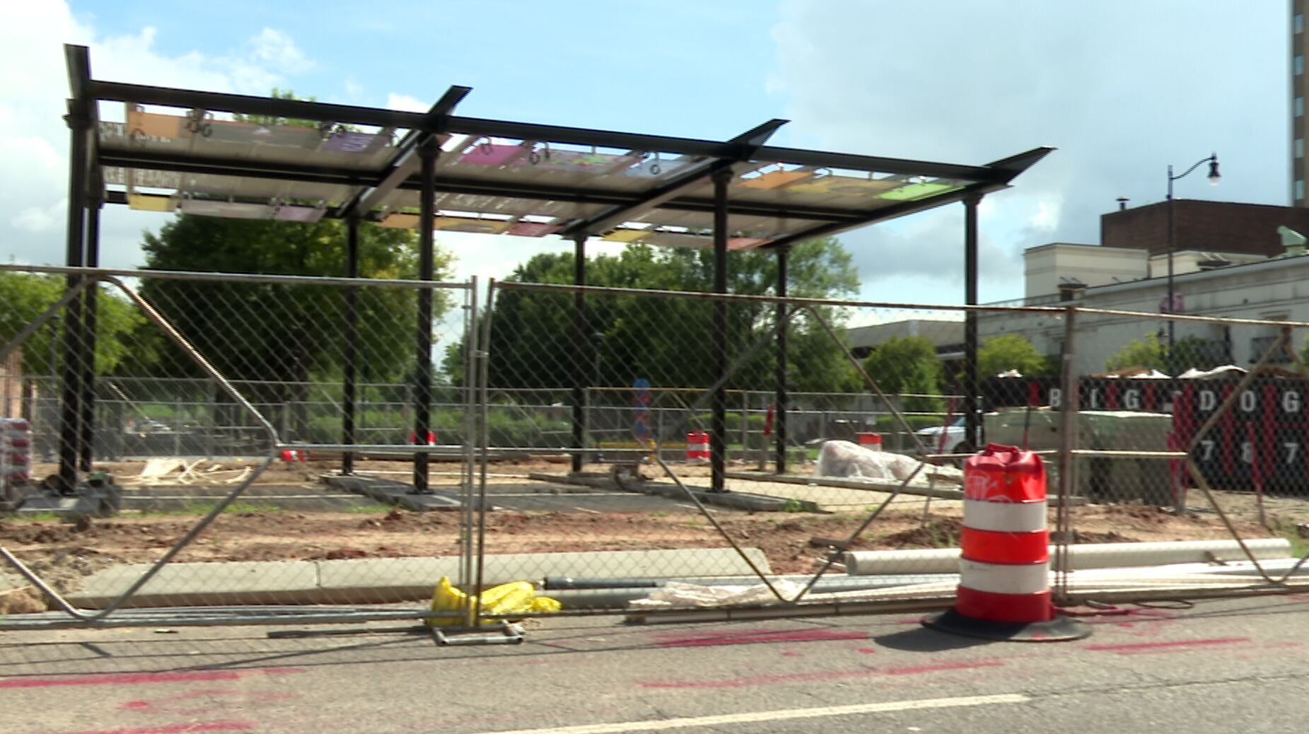 Progress continues on James Brown Linear Park in downtown Augusta