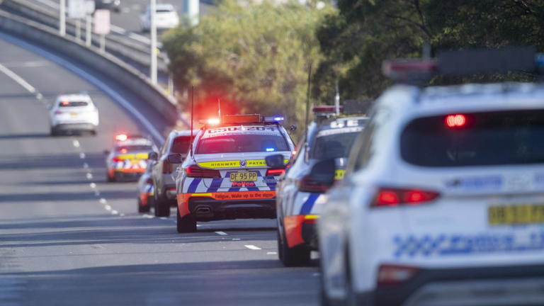 Wild cop car chase in Sydney suburbs