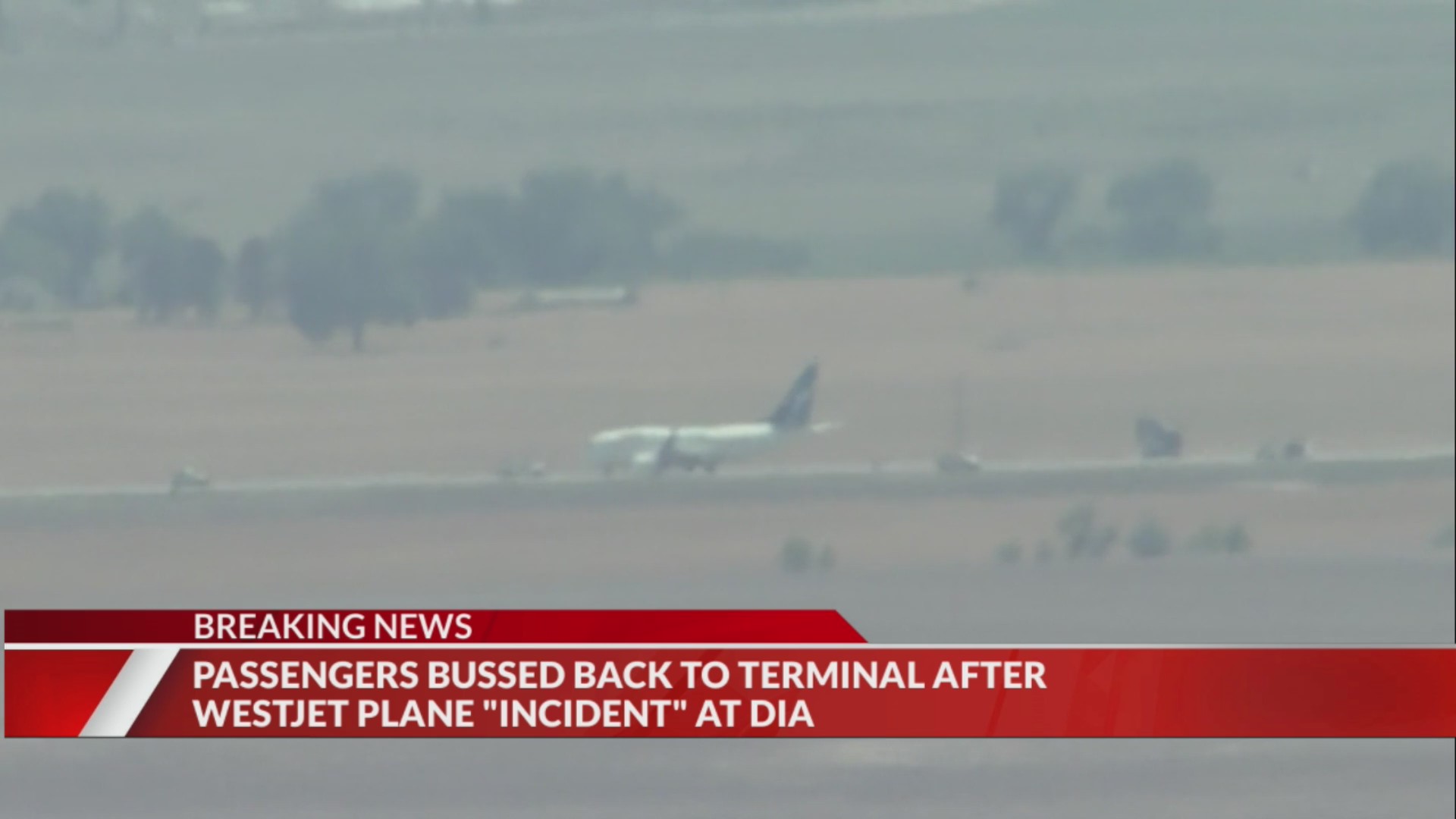 WestJet plane involved in 'incident' at Denver International Airport