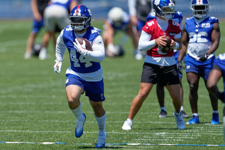Cam Skattebo plans to keep 'running people over' after gruesome Giants ...