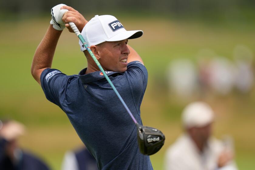 Sam Stevens takes early lead at US Open with a 68
