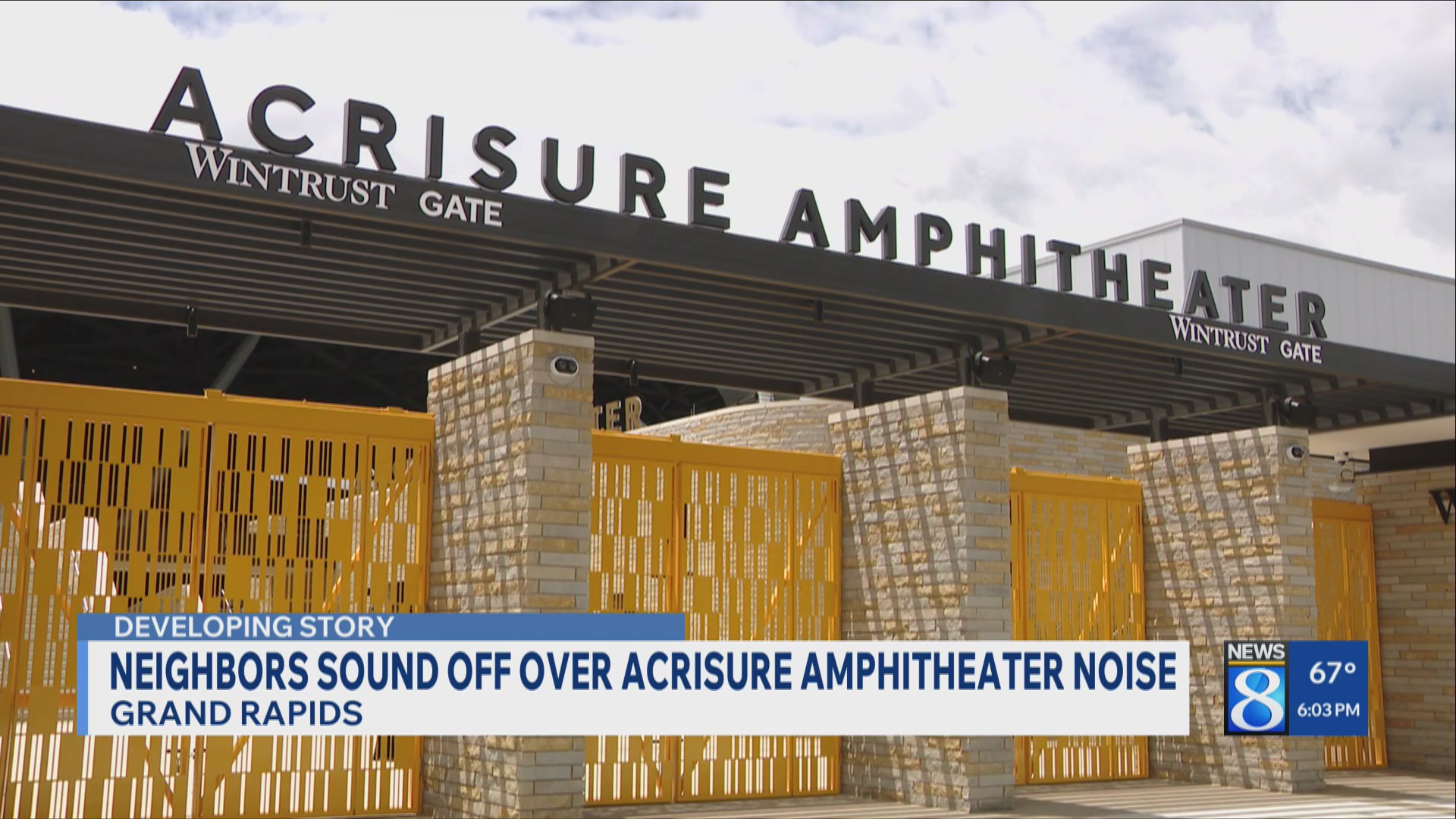 People annoyed by concert noise miles away from Grand Rapids amphitheater