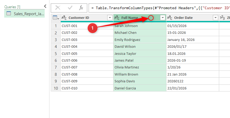 How to quickly fix CSV files in Excel using Power Query
