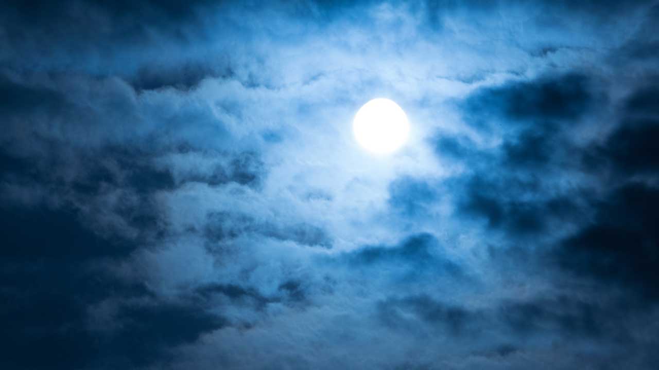 Partly cloudy skies tonight