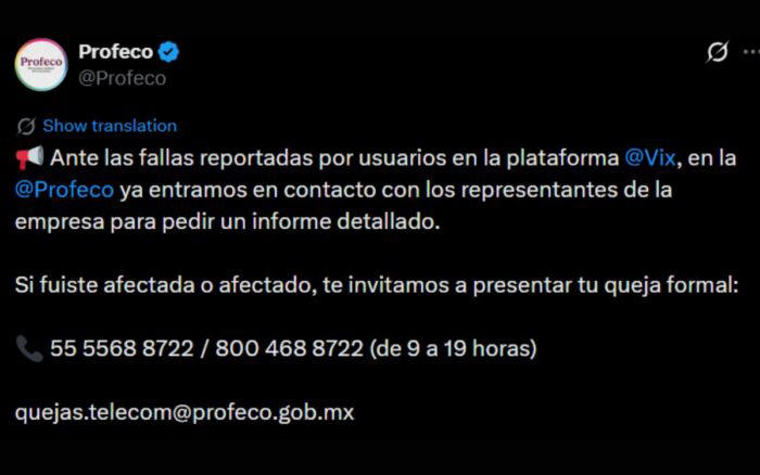 ViX echa la culpa a Amazon Prime por fallas en partido Uzbekistán ...