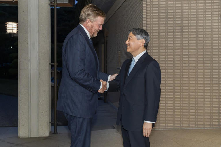 Water binds Japan emperor and Dutch king as 'the best of kindred spirits'