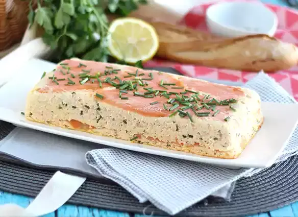 Terrine au saumon frais et saumon fumé