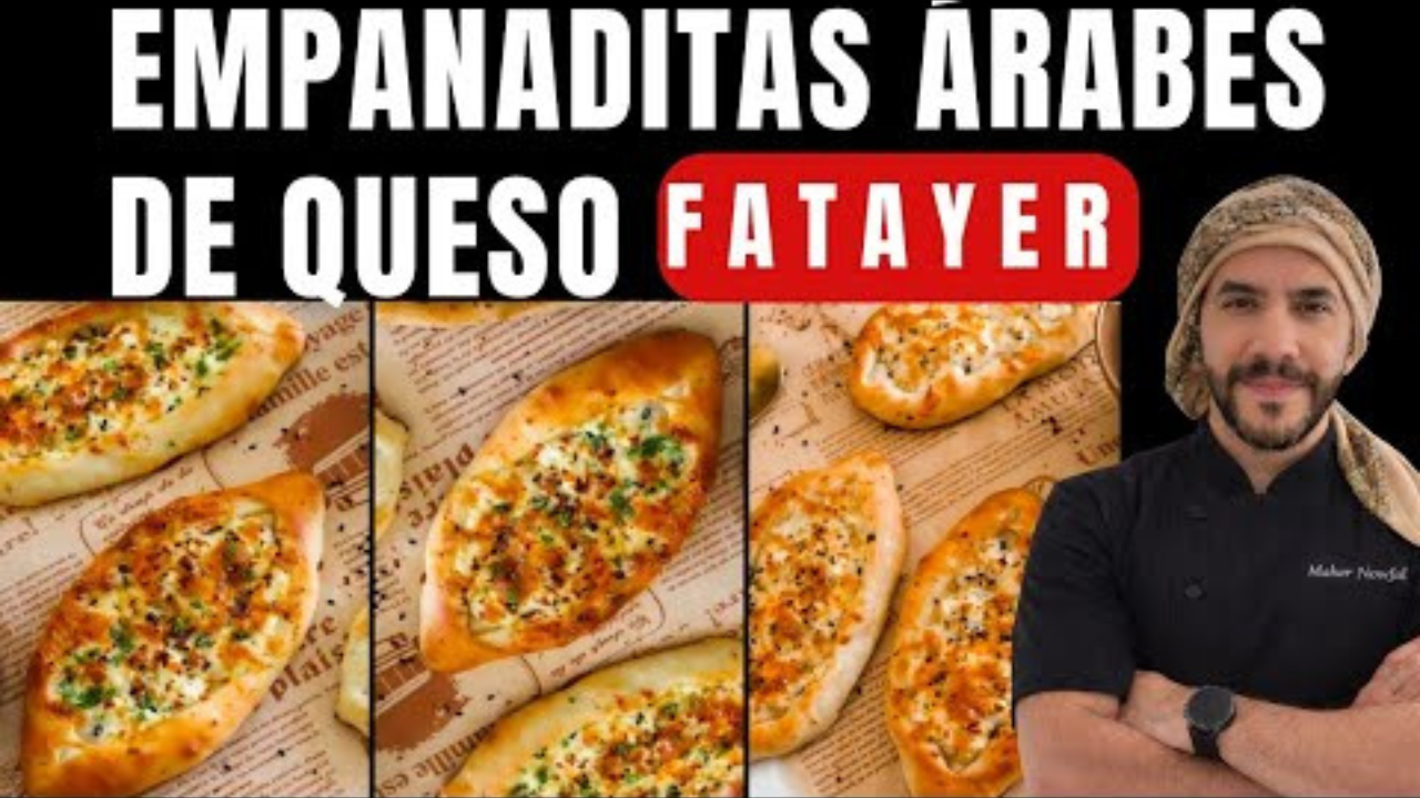 Empanaditas Árabes de Queso Fatayer Suaves y Dorad