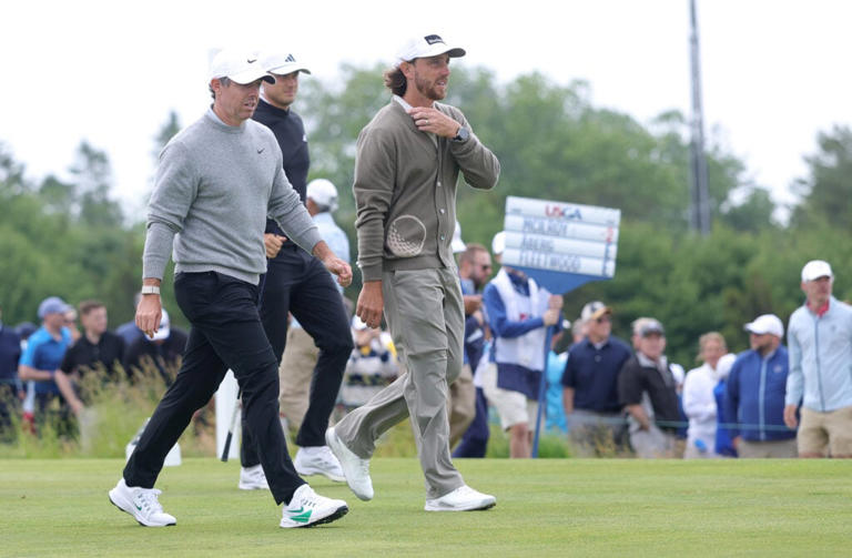 Tommy Fleetwood says how he found playing with Rory McIlroy and Ludvig ...