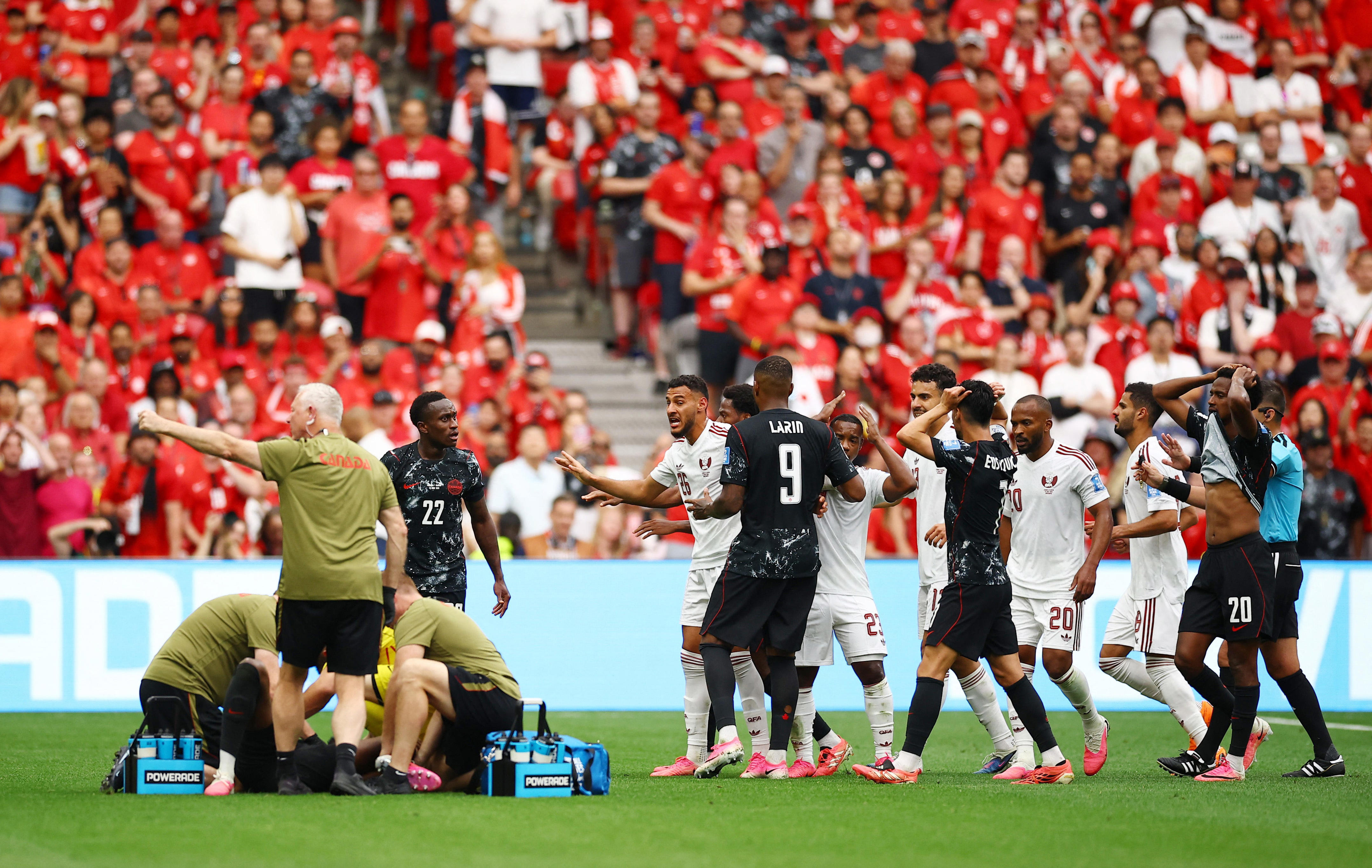 Tough to watch as Canada player suffers brutal leg injury in World Cup