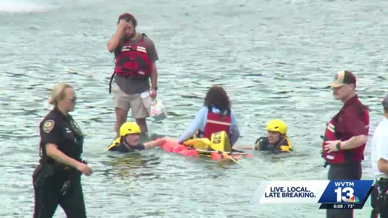 Video shows water rescue after car goes into pond off US 280