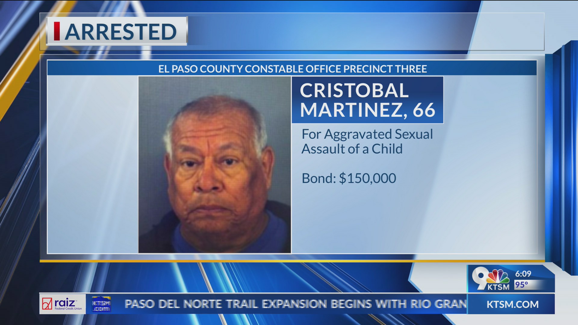 Constable P3: 'Another' man arrested for child sex crime